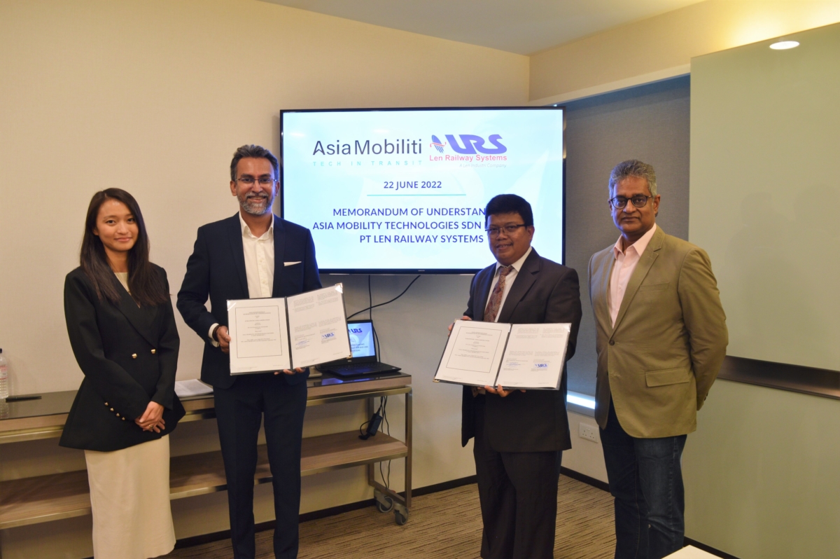 Asia Mobiliti Signs Memorandum of Understanding with PT Len Railway ...